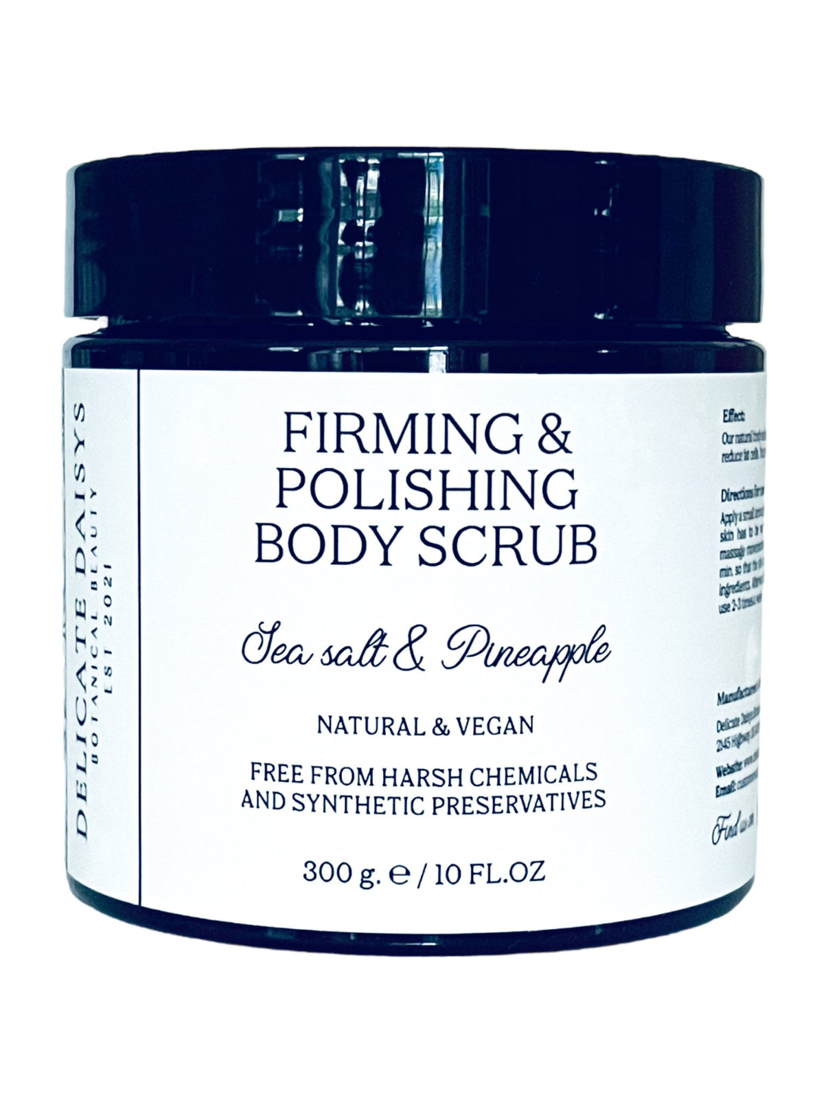 Firming Pineapple Body Scrub with Sea Salt + Retinol | Delicate Daisys